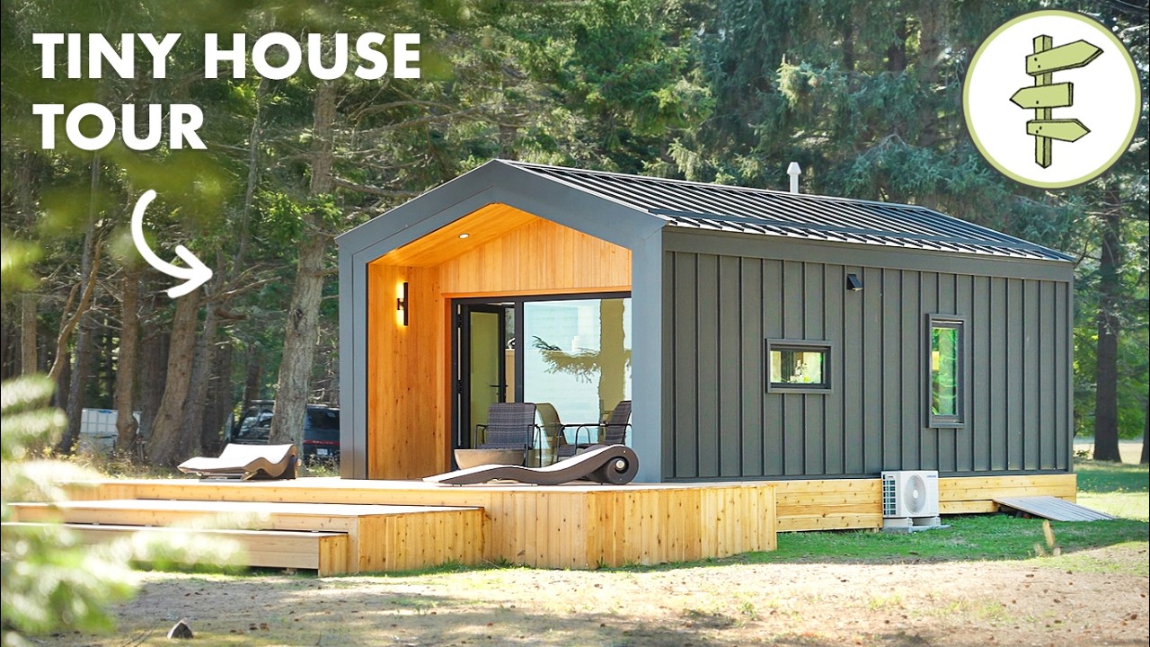 Beautiful Tiny House Built with The Most Durable Steel Frame – Better Than Wood? – FULL TOUR