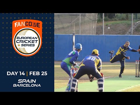 π΄ FanCode European Cricket Series Spain, Barcelona Day 14 | Cricket Live Stream