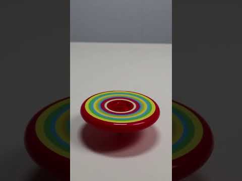 How long can a gyroscope toy turn