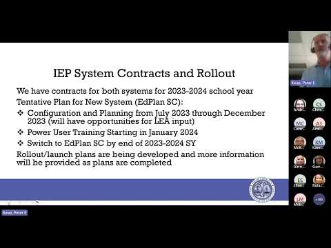 Information Session for LEA Special Education Directors - June 27, 2023