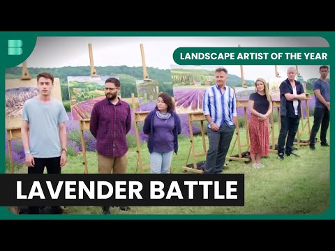 Lavender Landscape Challenge - Landscape Artist of the Year - S03 EP7 - Art Documentary