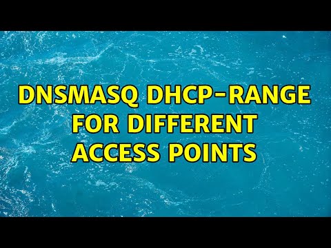 dnsmasq dhcp-range for different access points