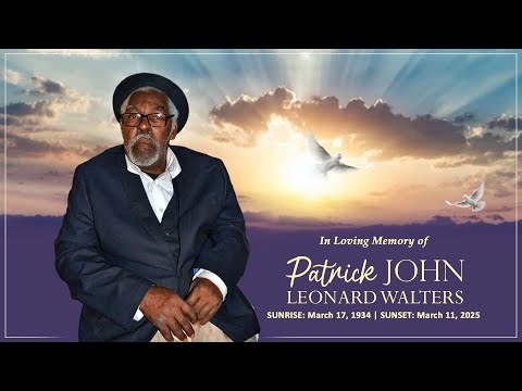 Celebrating The Life of Patrick John Leonard Walters