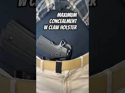 1911 MONOLITH CLAW HOLSTER - AMERICAN IWB - Maximum Concealment Gun holster-KUSIAKLEATHER