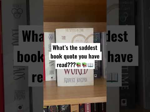 What’s the saddest book quote you have read?? 📚📕#books #shorts