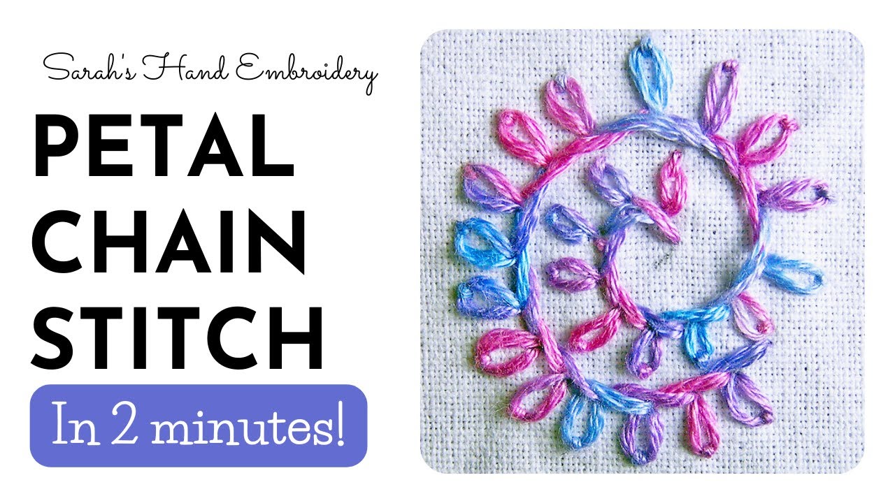 Video Library of Hand Embroidery Stitches - Sarah's Hand Embroidery