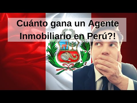 Cuánto Gana un Agente Inmobiliario en Perú?!