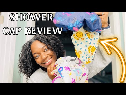 3 Double Layered Shower Caps * Extra Large & Adjustable  * Review