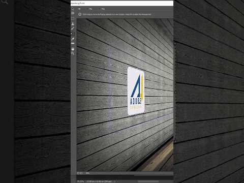 🔥 Logo'அ Perspective'ஆன Surface'ல ரொம்ப Easy'ஆ Blend பண்ணலாம் 💥 #photoshoptricks