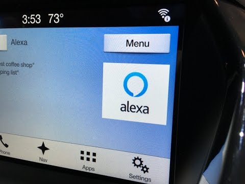 Amazon Alexa in a Ford