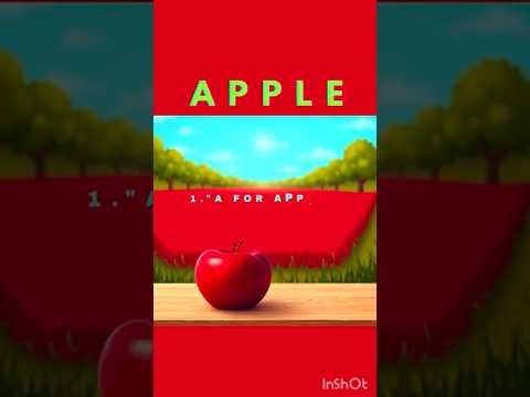 five A name meanings 😊🍎🎨✨ #kidsshorts #learningvideo #shortsforkids #educationalvideos #kidslearning