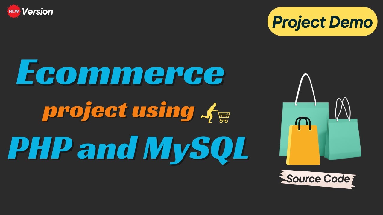PHP E-commerce Project using MySQL - Project Demo