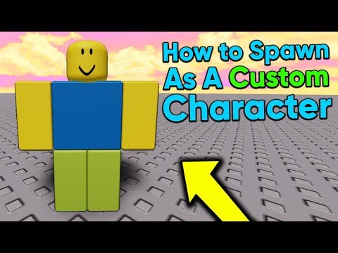 How to Spawn As A CUSTOM Character in Roblox Studio (2020)