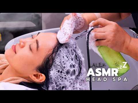 Premium Head Spa in Bangkok ✨ ASMR Soft-Spoken Scalp Analysis