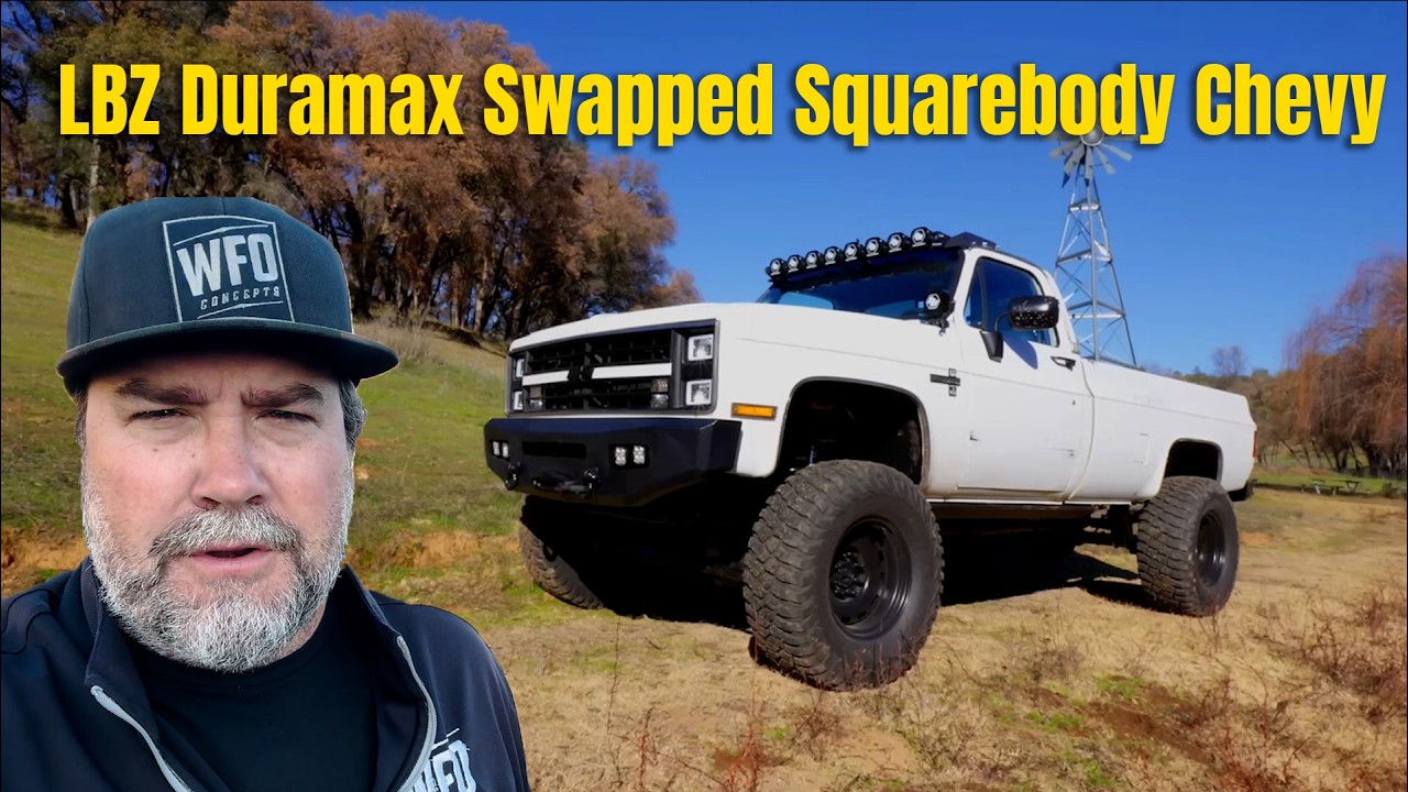 Check out the @Dmax_Squared 87 3/4 ton Chevy Silverado with a Superduty Dana 60 front axle swap