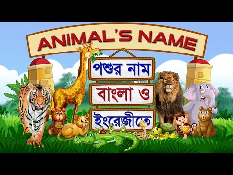 Animals Name | পশুর নাম | Animals name in English & Bangla | Animals Sound & Video | ArtPencil | Ap