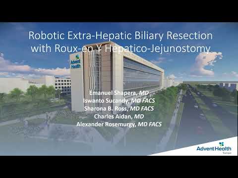 Robotic Extrahepatic Biliary Resection with Roux-en-Y Hepaticojejunostomy for Type II Klatskin Tumor