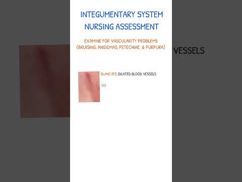 SKIN NURSING ASSESSMENT INSPECTION
