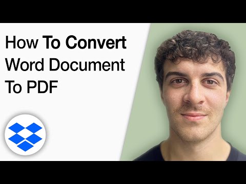 How to Convert a Word Document to PDF  Dropbox [2025 Full Guide]