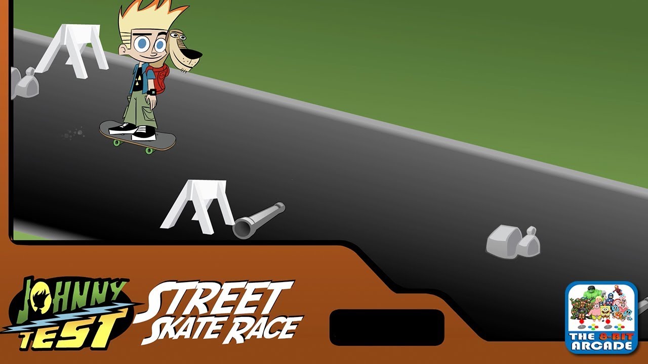 Johnny Test: Street Skate Race - Johnny is not a Good Skater (Cartoon Network Games)