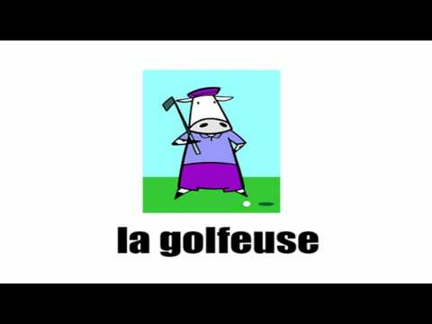 French words with pictures # The cow