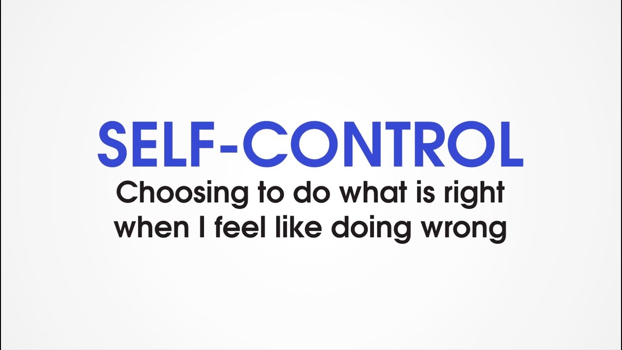 (G1) Self-Control - Character Trades. Character education games to teach children...