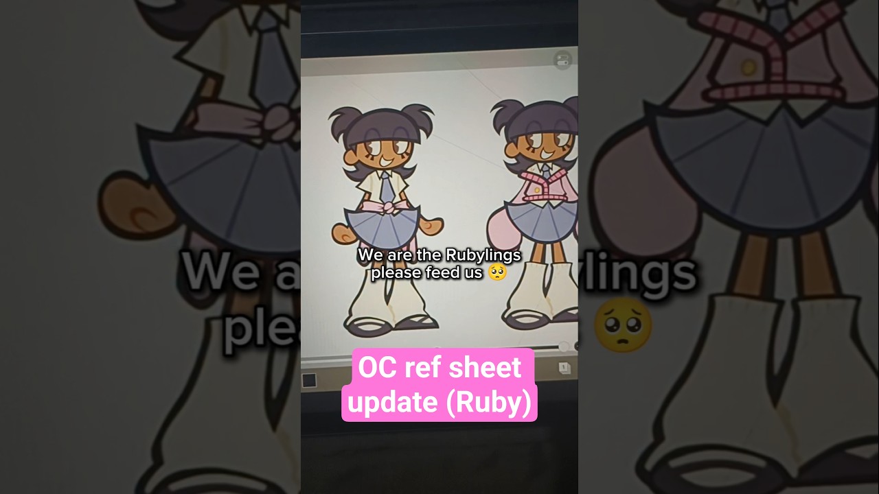 Ruby ref sheet update #rubyvalentine #schoolinprogress  #originalcharacter #speedpaint  #lassotool