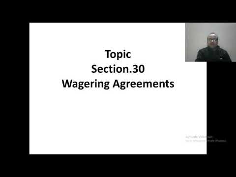 Wagering Agreements