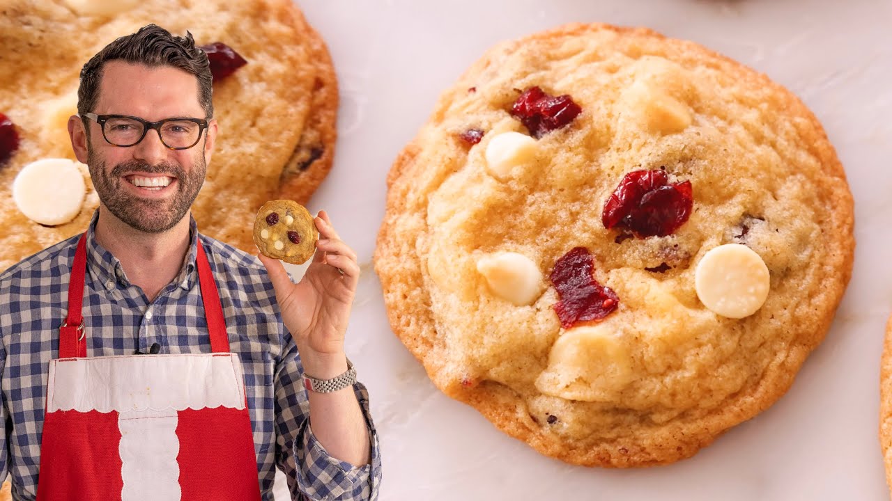 White Chocolate Chip Cranberry Cookies Recipe