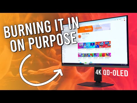 I'm Deliberately Burning In My QD-OLED Monitor - 1 Month Update