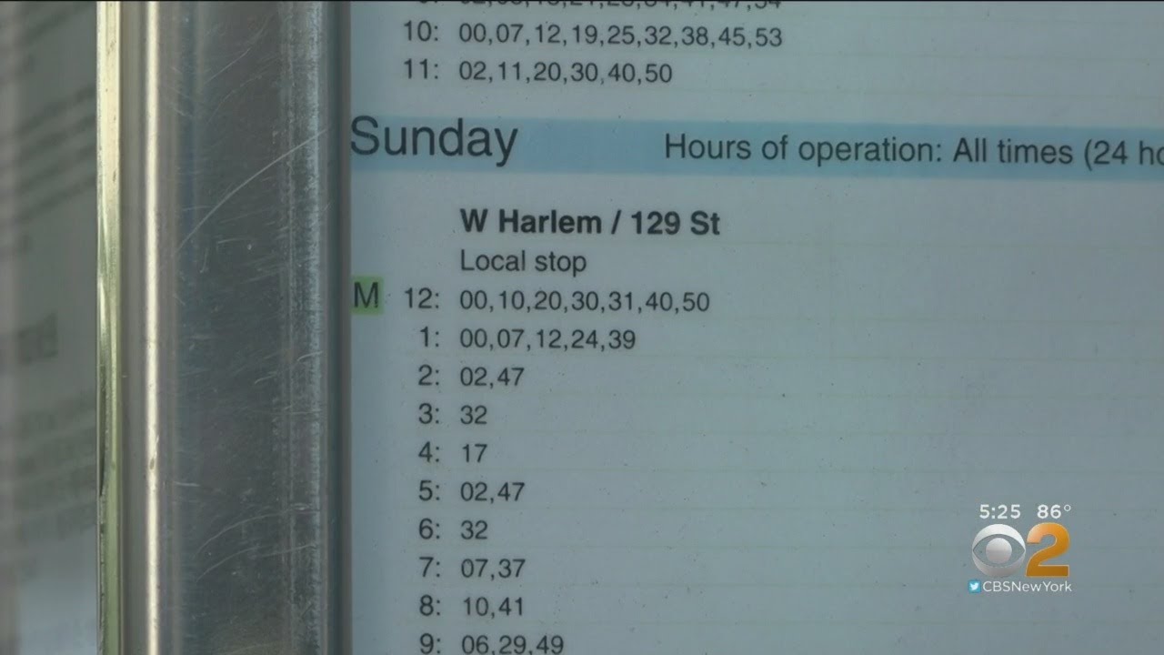 MTA's Plan To Get Rid Of Posted Bus Schedules Upsetting Some Commuters