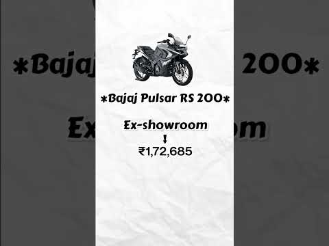 Bajaj Pulsar RS 200 on Road Price