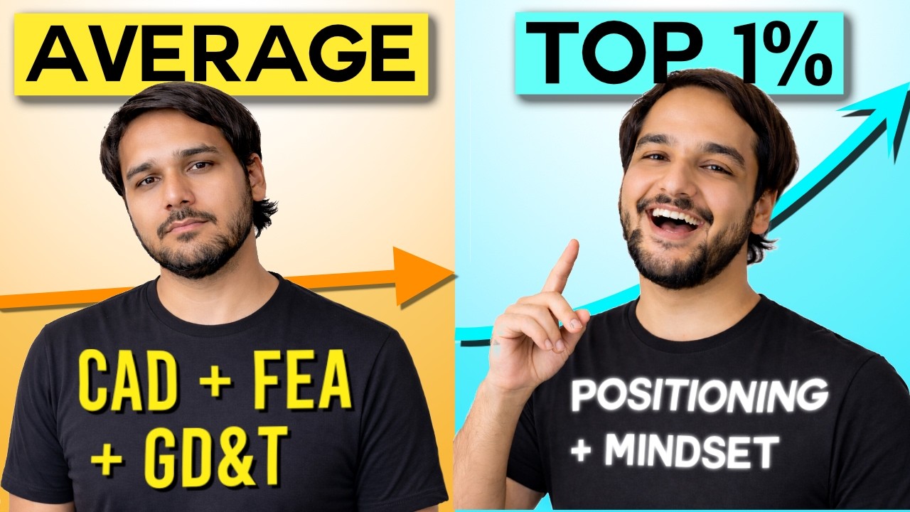 How to Become a Top 1% Mechanical Design Engineer!!