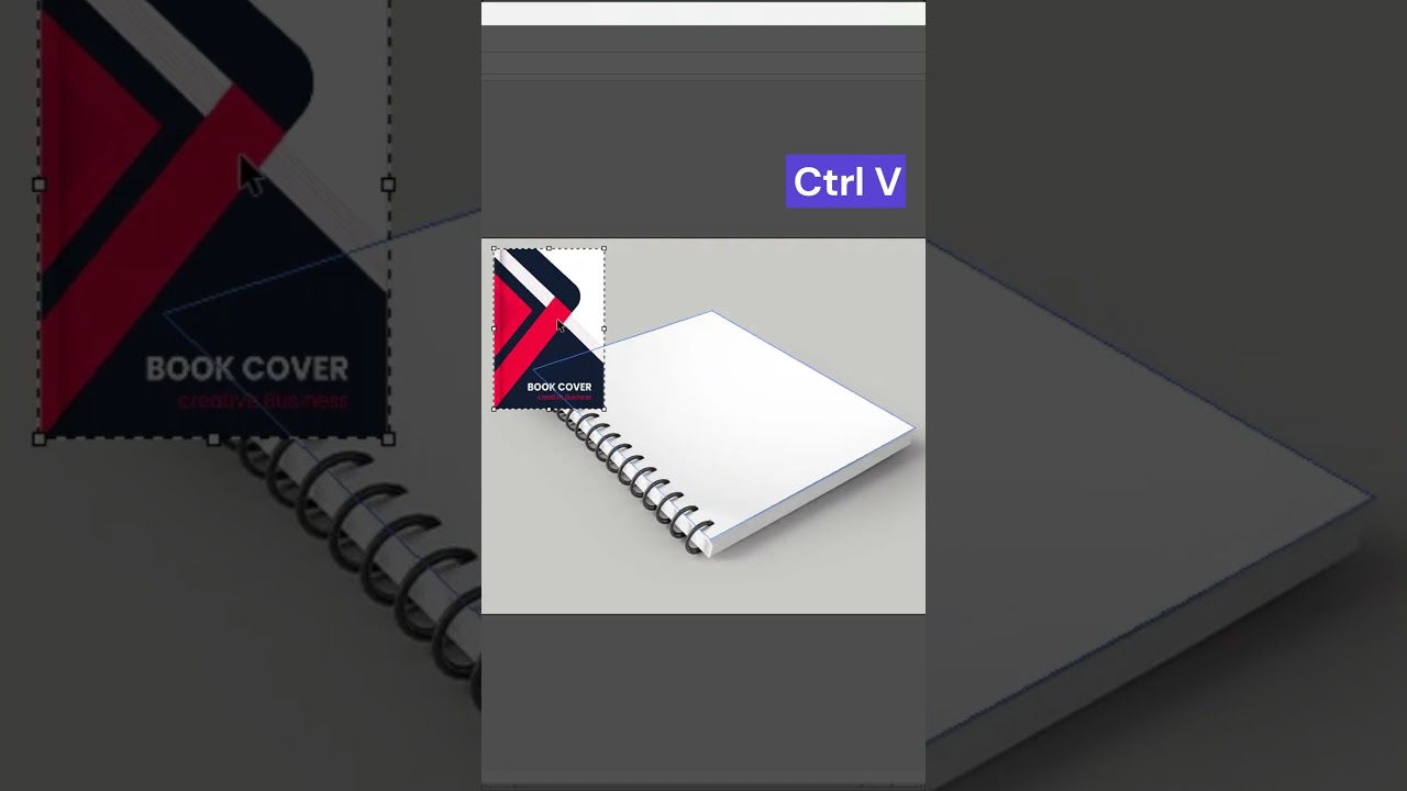 Design Your Own Spiral Notebook: Branding Mockup Tutorial #shorts