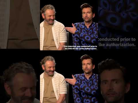 Who is Michael Sheen quoting to David Tennant? #goodomens