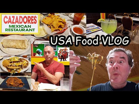USA Food Vlog: Mexican Food at Cazadores Mexican Restaurant Best Mexican Food Review Videos