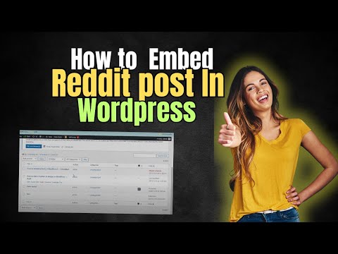 How To Embed Reddit post In WordPress