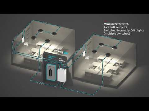 ABB Mini Inverter Wiring Diagram-4 circuit outputs with multiple switched normally-on