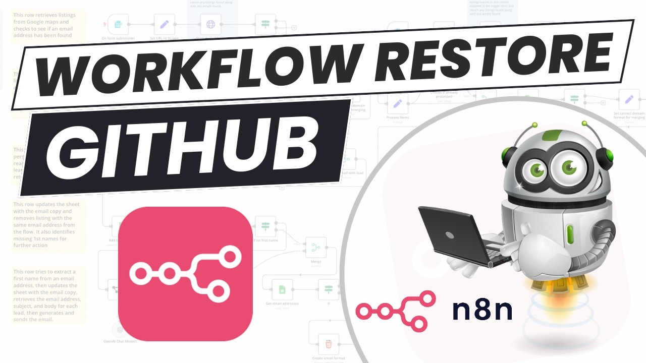 How to Restore n8n Workflows from Github (Step-by-Step Guide)