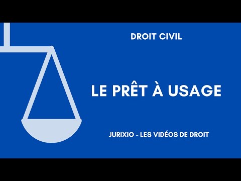 Le prêt à usage (le commodat) - Définition et qualification
