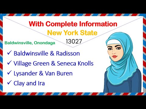Zip Code of Baldwinsville Radisson Village Green Seneca Knolls Lysander Van Buren Clay and Ira NY US