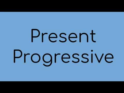 Present Progressive Verb Review