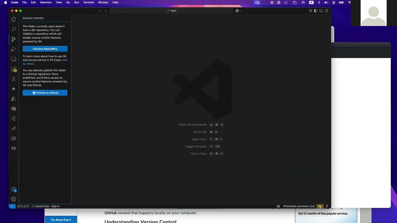 Using GIT with VSCode and Flutter development