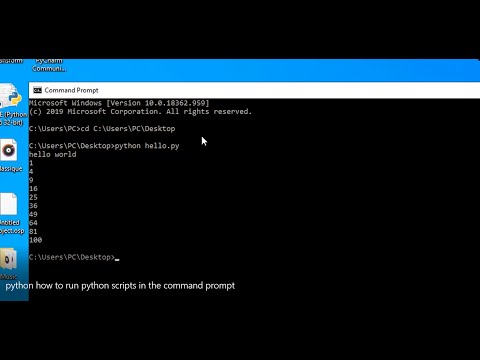 How To Run Python Scripts With The Command Prompt