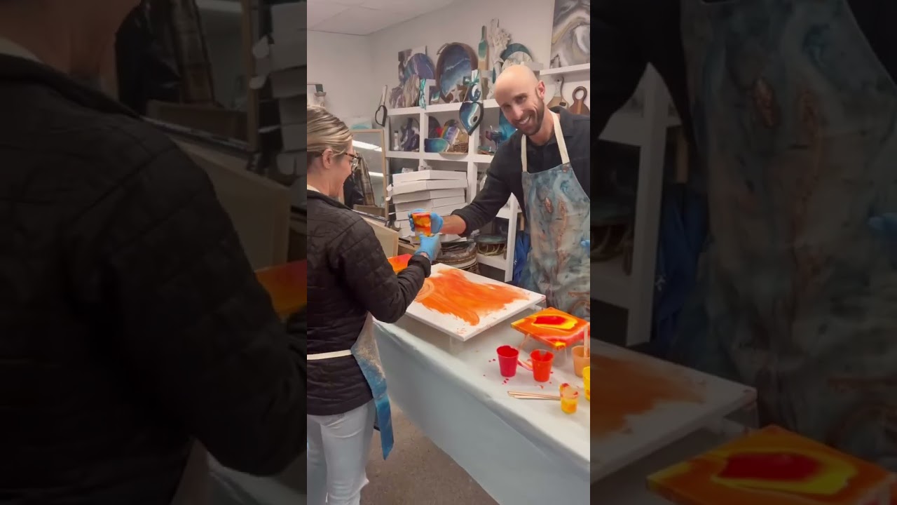 Fluid Art Workshops | St Valentines Day Edition