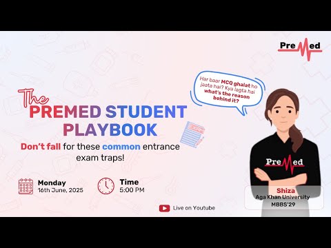 The PreMed Student Playbook : Don't fall for these common entrance exam traps!