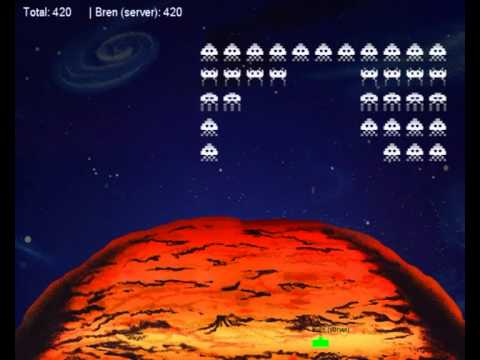 XNA – Multiplayer Space Invaders | Brendan's Projects