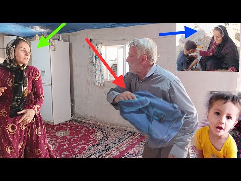 Nightly threats: Tense moments between Farkhunda and Hossein.