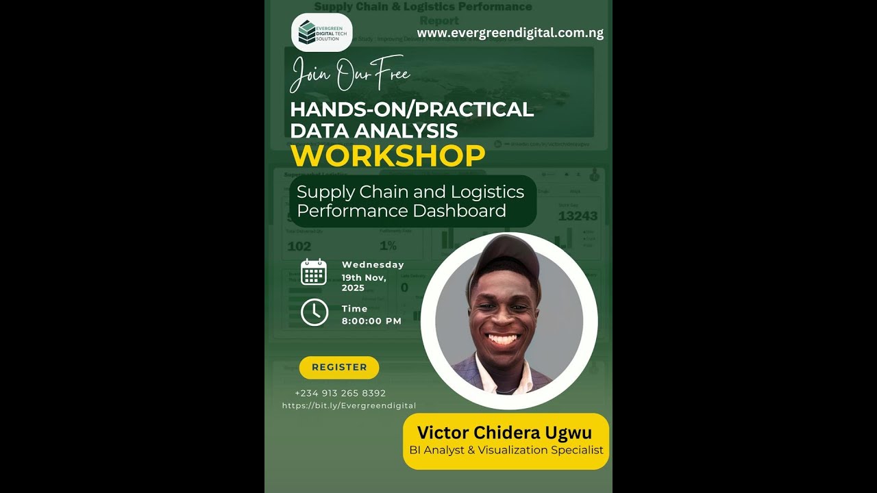 Learn How to Build a Supply Chain & Logistics Performance Report