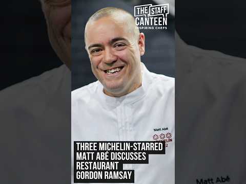 Three Michelin-starred chef Matt Abé reveals the influences behind ...